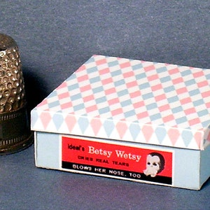 Betsy Wetsy Layette Doll Box - Dollhouse Miniature - 1:12 Scale ...