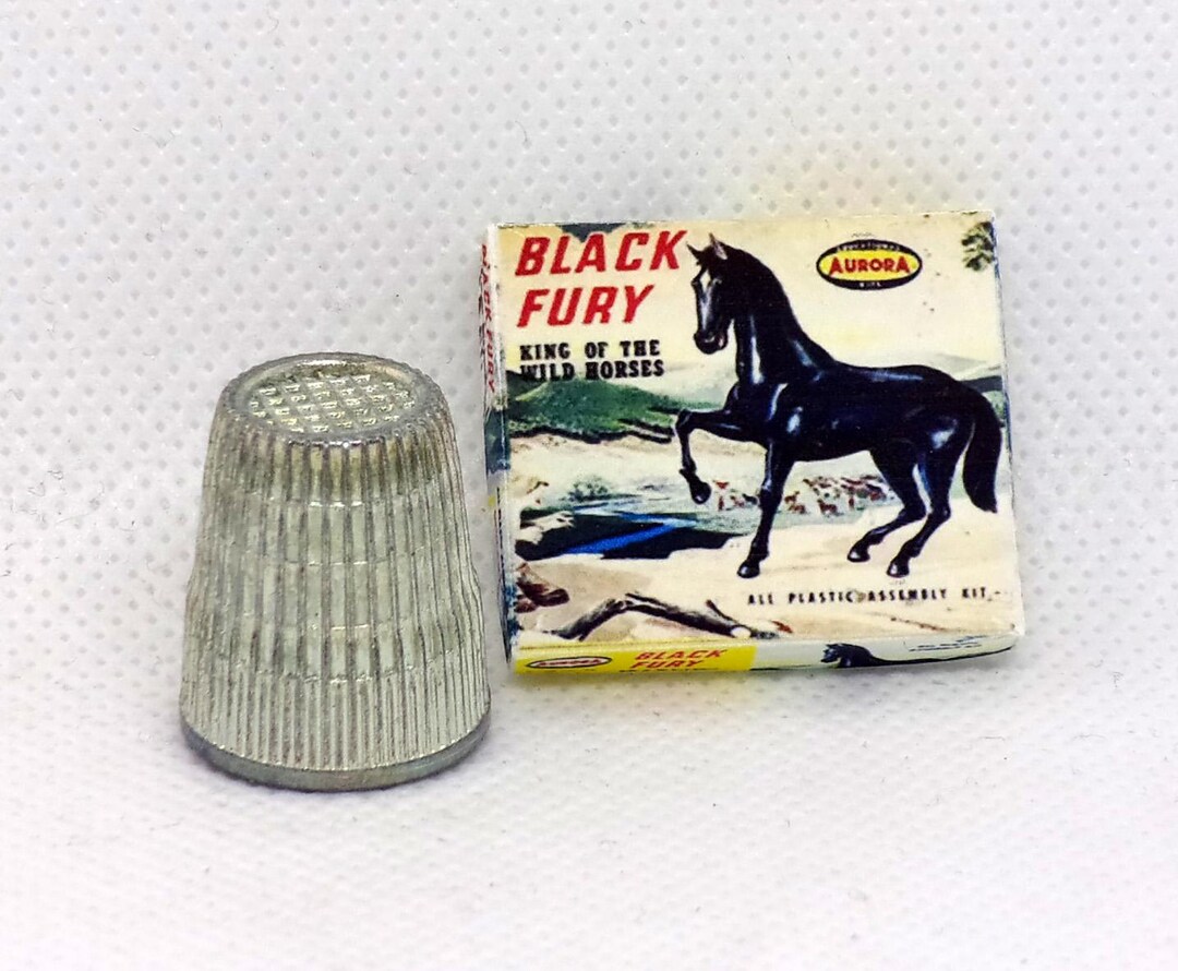 Aurora Black Fury Model Kit Box 1950s Dollhouse Miniature 1:12 Scale ...