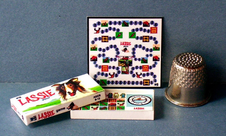 Lassie Game 1965 Dollhouse Miniature 1:12 Scale - Etsy