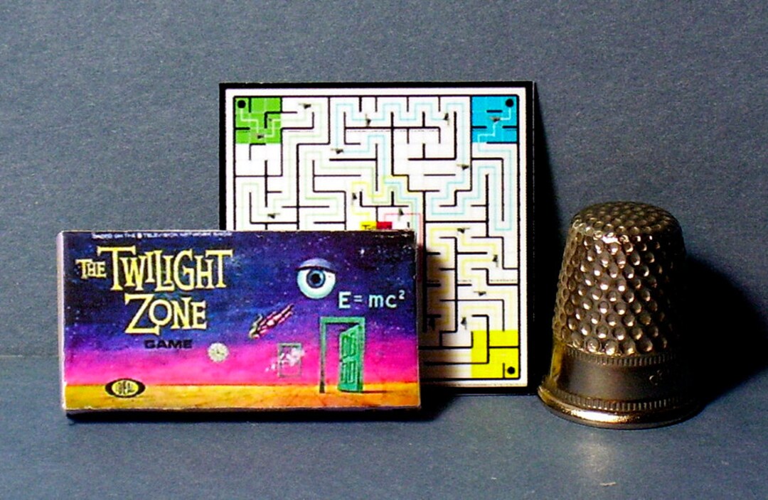 The Twilight Zone Game 1964 - Dollhouse Miniature - 1:12 Scale - Game ...