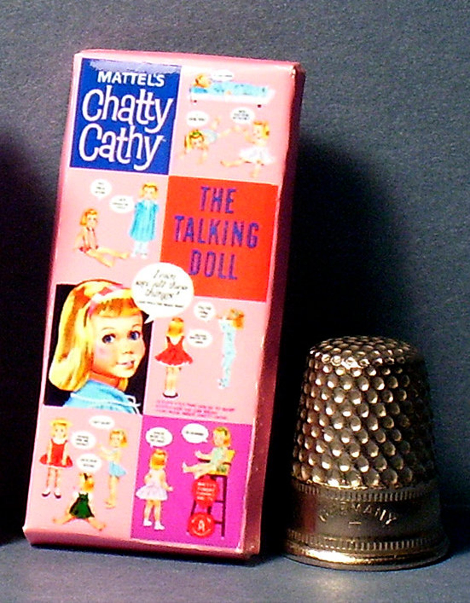 Chatty Cathy Doll Box - Dollhouse Miniature 1:12 Scale - Dollhouse ...
