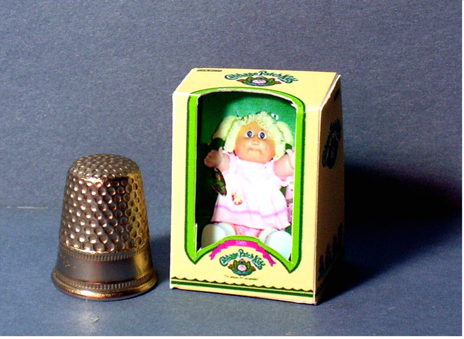 Cabbage Patch Kid Girl Doll Box - Dollhouse Miniature - 1:12 Scale ...