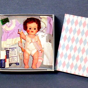 Betsy Wetsy Layette Doll Box - Dollhouse Miniature - 1:12 Scale ...