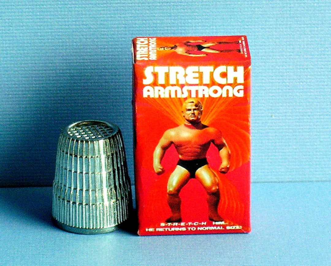 Stretch Armstrong Toy Box - Dollhouse Miniature - 1:12 Scale ...