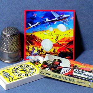 GI Joe Marine Paratroop Game - Dollhouse Miniature 1:12 Scale Game Box ...