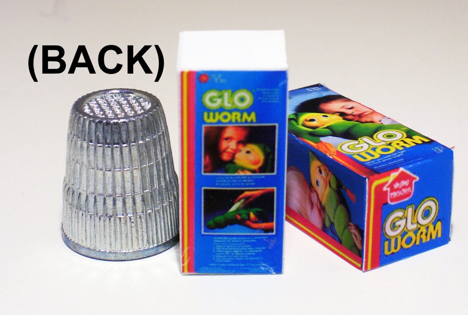 Glo Worm Toy Box - Dollhouse Miniature 1:12 Scale - Dollhouse Accessory ...