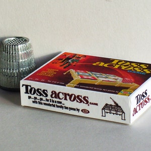Toss Across Game Box - Doll House Miniature - 1:12 Scale - Dollhouse ...