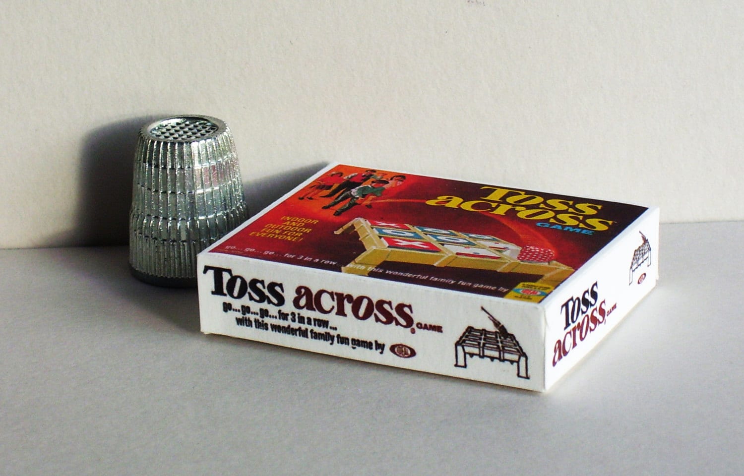 Toss Across Game Box Doll House Miniature 1:12 Scale | Etsy