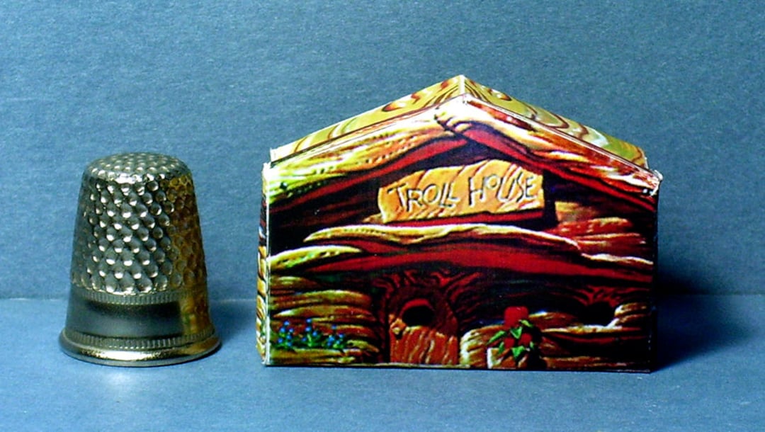 Troll House Troll Cave - Dollhouse Miniature - 1:12 Scale - Wishnik ...