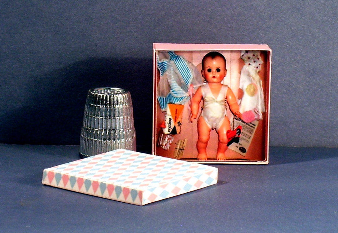 Betsy Wetsy Layette Doll Box - Dollhouse Miniature - 1:12 Scale - 1950s ...