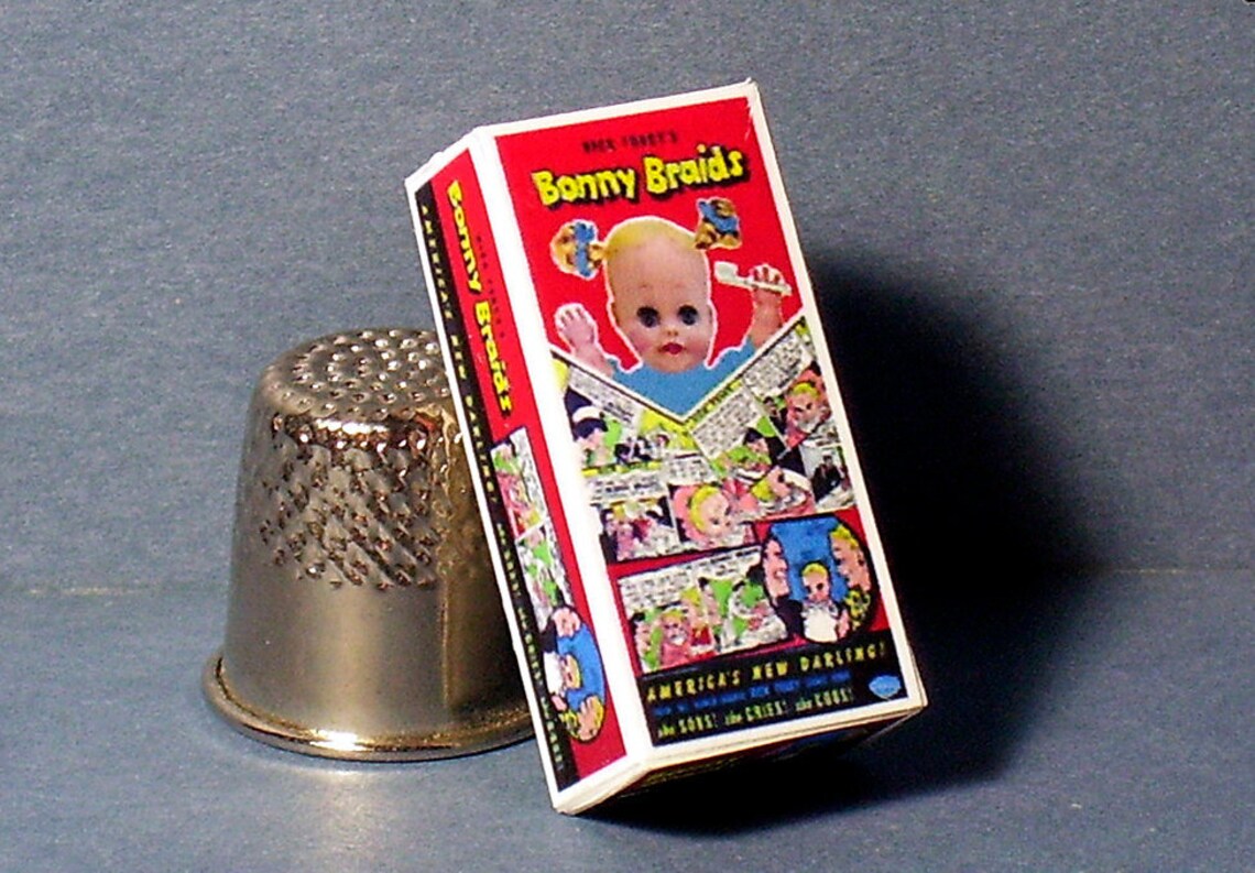 Bonny Braids Doll Box Dollhouse Miniature 1:12 Scale - Etsy
