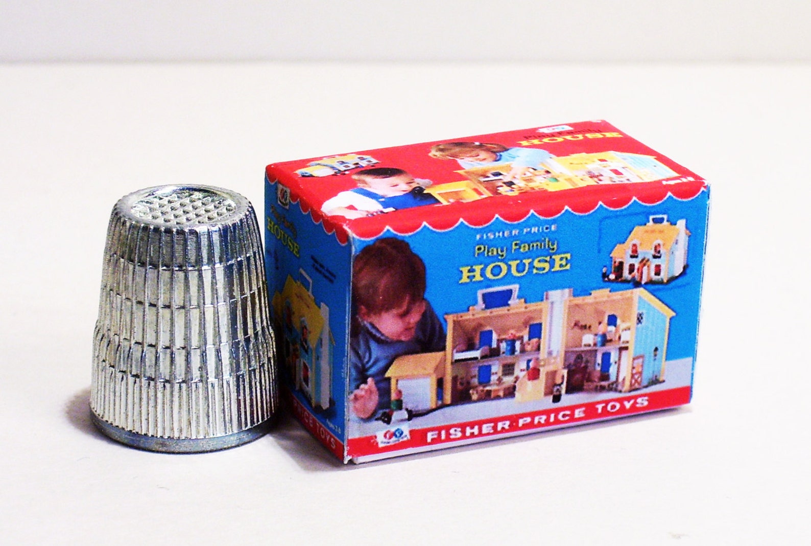 Fisher-price Play Family House Box – 1:12 Scale Dollhouse Miniature - Etsy