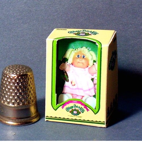 Cabbage Patch Kid Girl Doll Box Dollhouse Miniature 1:12 - Etsy
