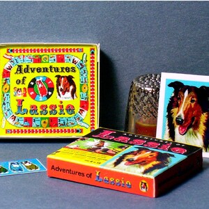 Lassie Game and Glossy Photo - Dollhouse Miniature 1:12 Scale ...