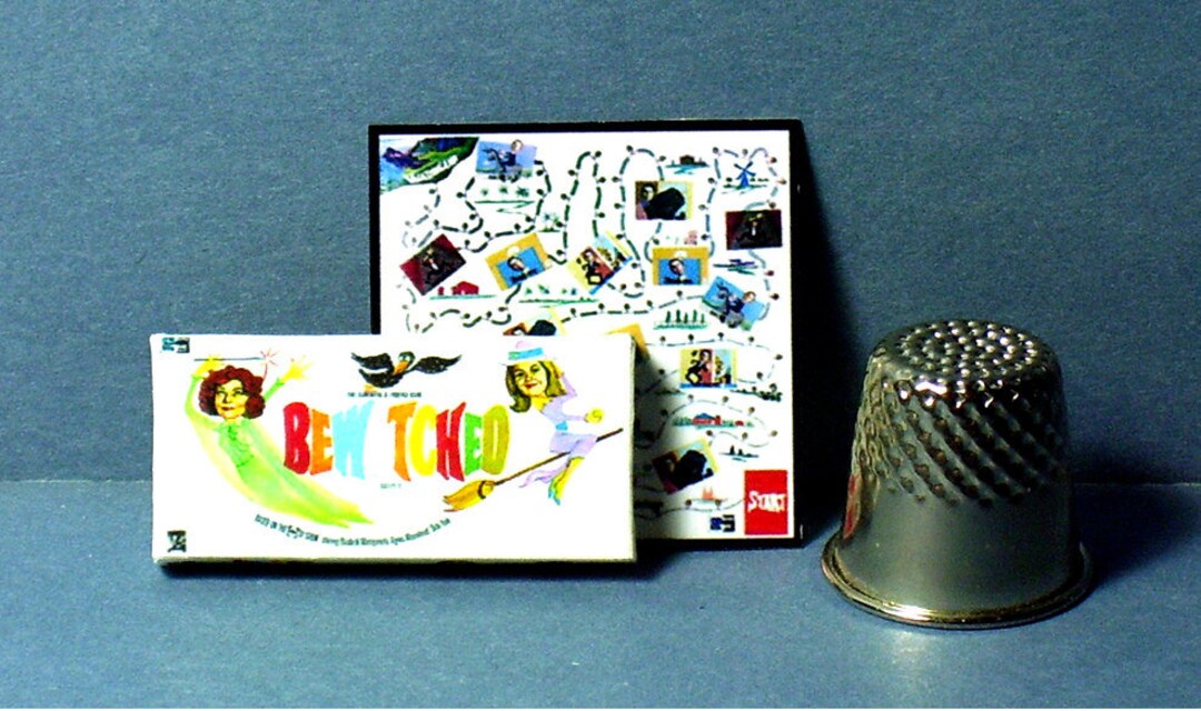 Bewitched Game 1965 - Dollhouse Miniature 1:12 Scale - Dollhouse ...