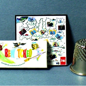 Bewitched Game 1965 - Dollhouse Miniature 1:12 Scale - Dollhouse ...