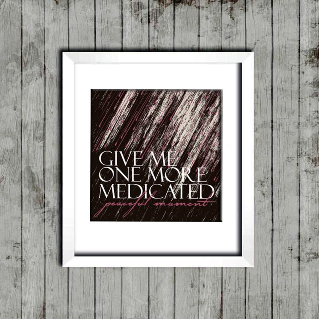 Give Me One More Medicated Peaceful Moment, A Perfect Circle, Orestes ...