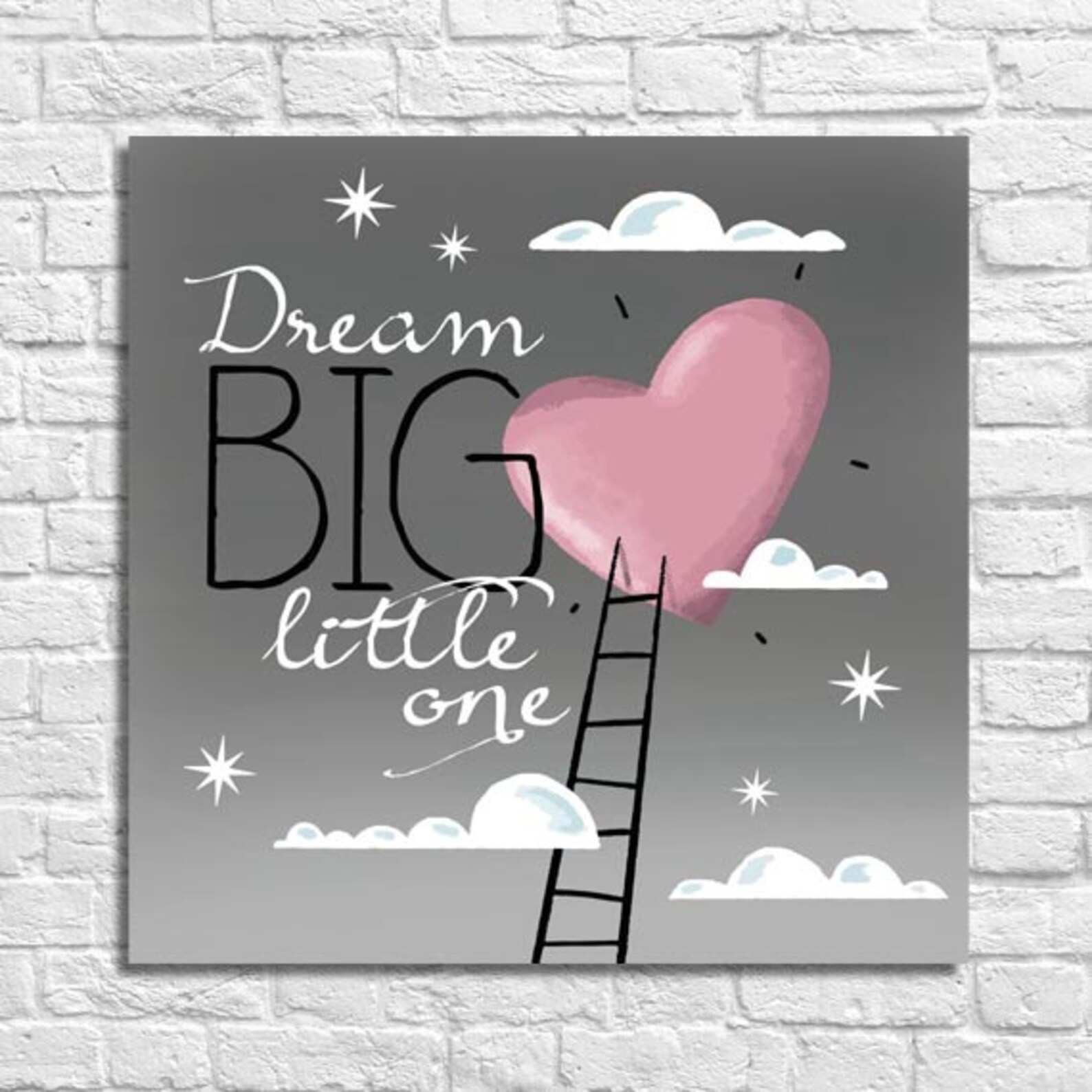 Dream Big Little One, Nursery Art, Printable, Digital Download, Wall ...