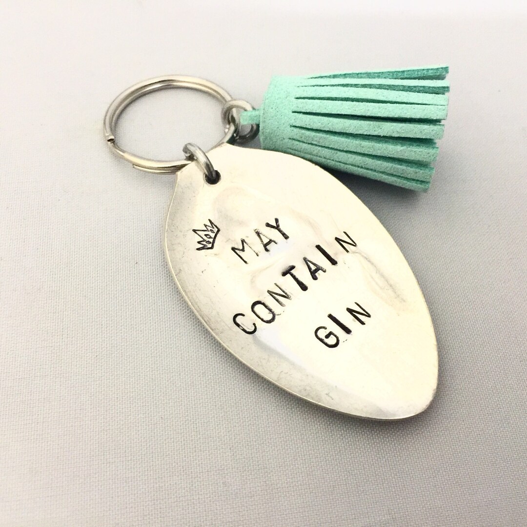 Customised Spoon Keyring, Personalised Key Ring, Tassel Key Chain ...
