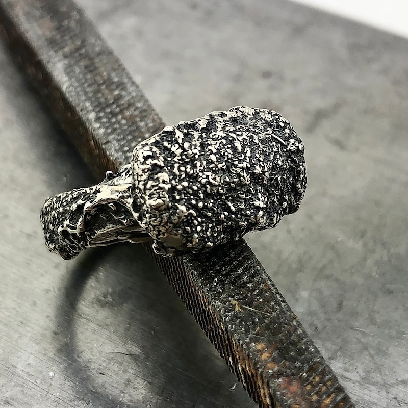 Rough Texture Ring - Etsy