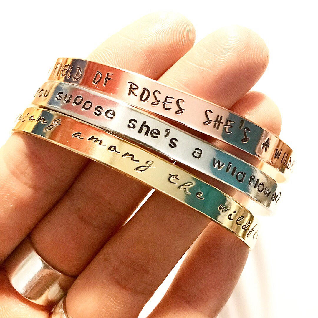 Personalised Copper Cuff Handmade Jewellery Personalized - Etsy UK