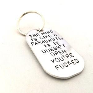 Personalised Key Ring, Rude Keychain, Customised Accessories, Mature ...