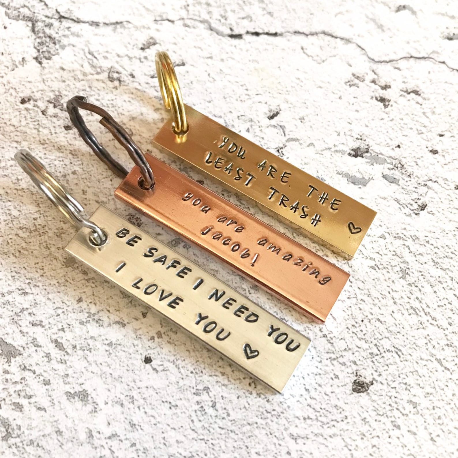 Personalised Key Ring Custom Key Chain Aluminium Key Chain - Etsy UK