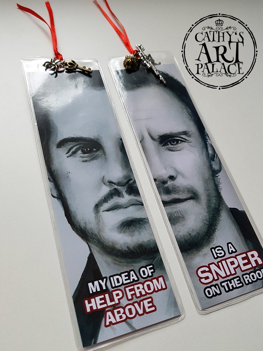 Mormor Bookmarks Sherlock Holmes Inspired Jim Moriarty - Etsy