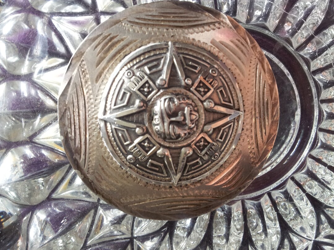 Mayan Brooch Pendant - Etsy