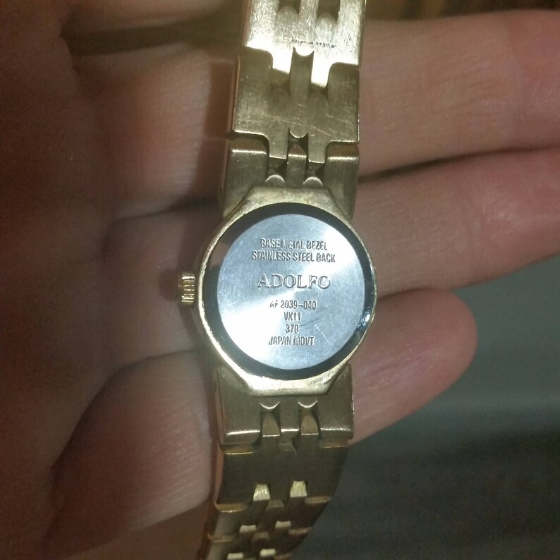Adolfo Ladies Watch Working With New Battery - Etsy