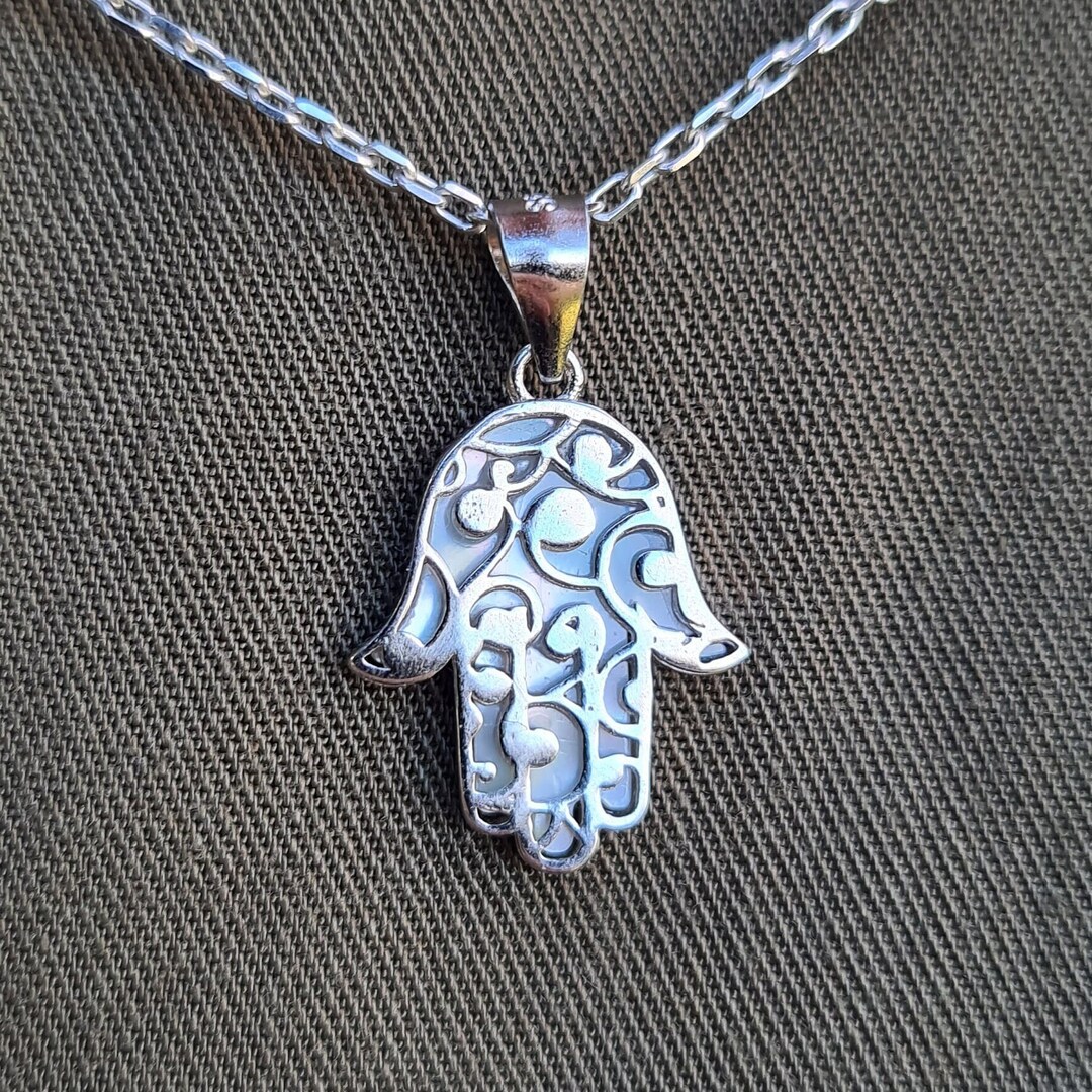 Fatima Pedant From Turkey Hand of Fatima Pendant From Pure - Etsy
