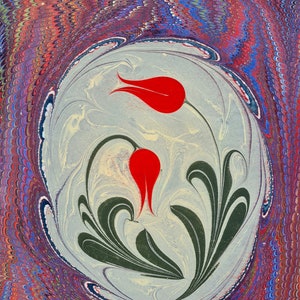 Turkish Marbling Flowers - Etsy