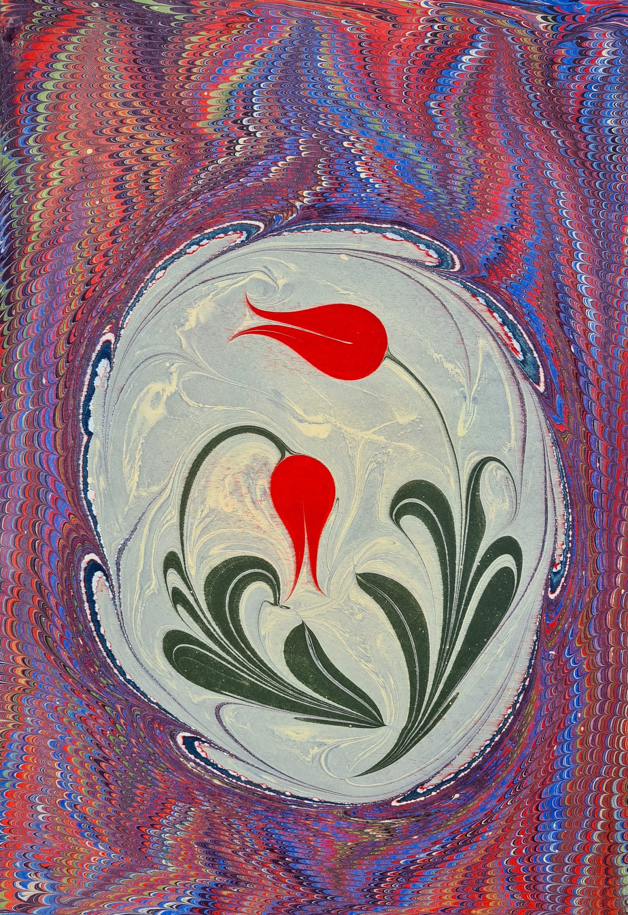 Turkish Marbling Flowers - Etsy