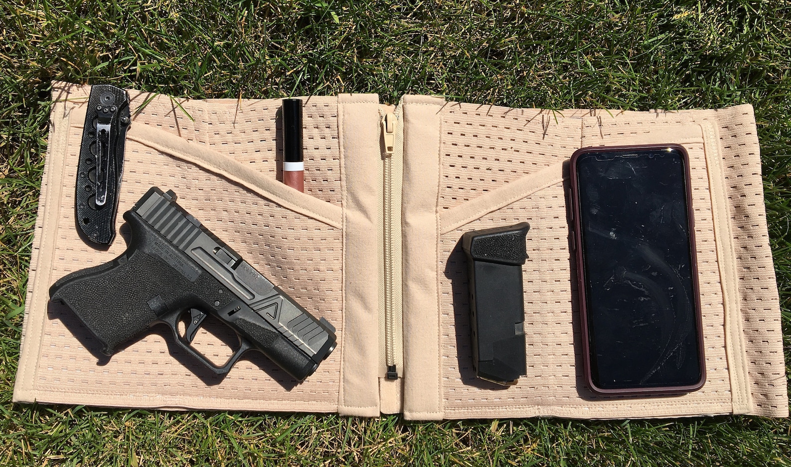 Hidden Heat Wrap - Torso Gun Holster for Women and Men - Natural - Etsy