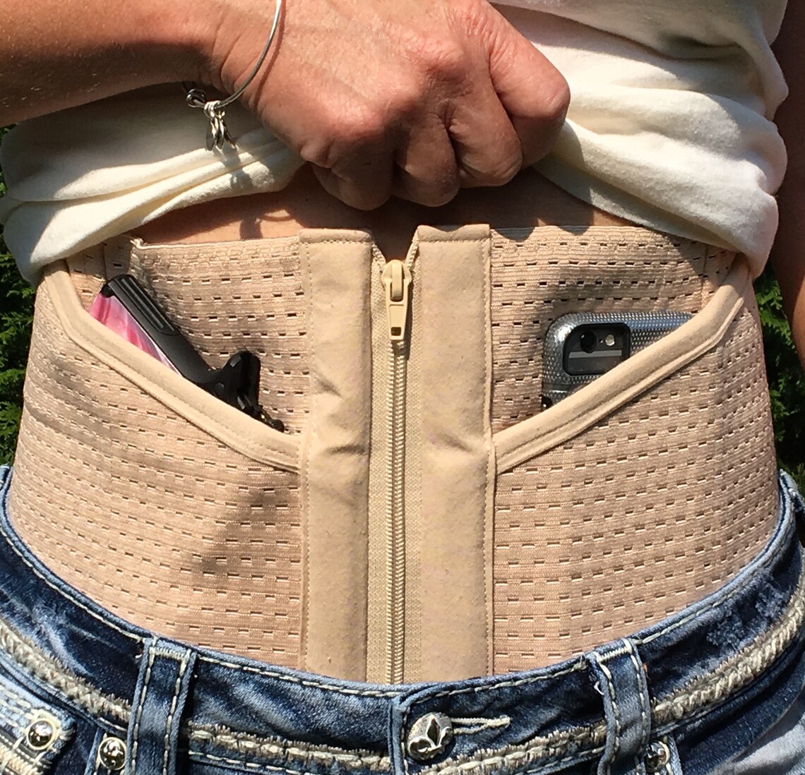 Hidden Heat Wrap - Torso Gun Holster for Women and Men - Natural - Etsy