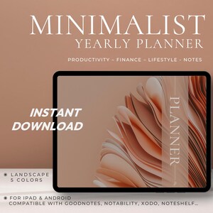 Simple Digital Planner, 2025 Planner, Minimalist Planner, Daily Planner ...