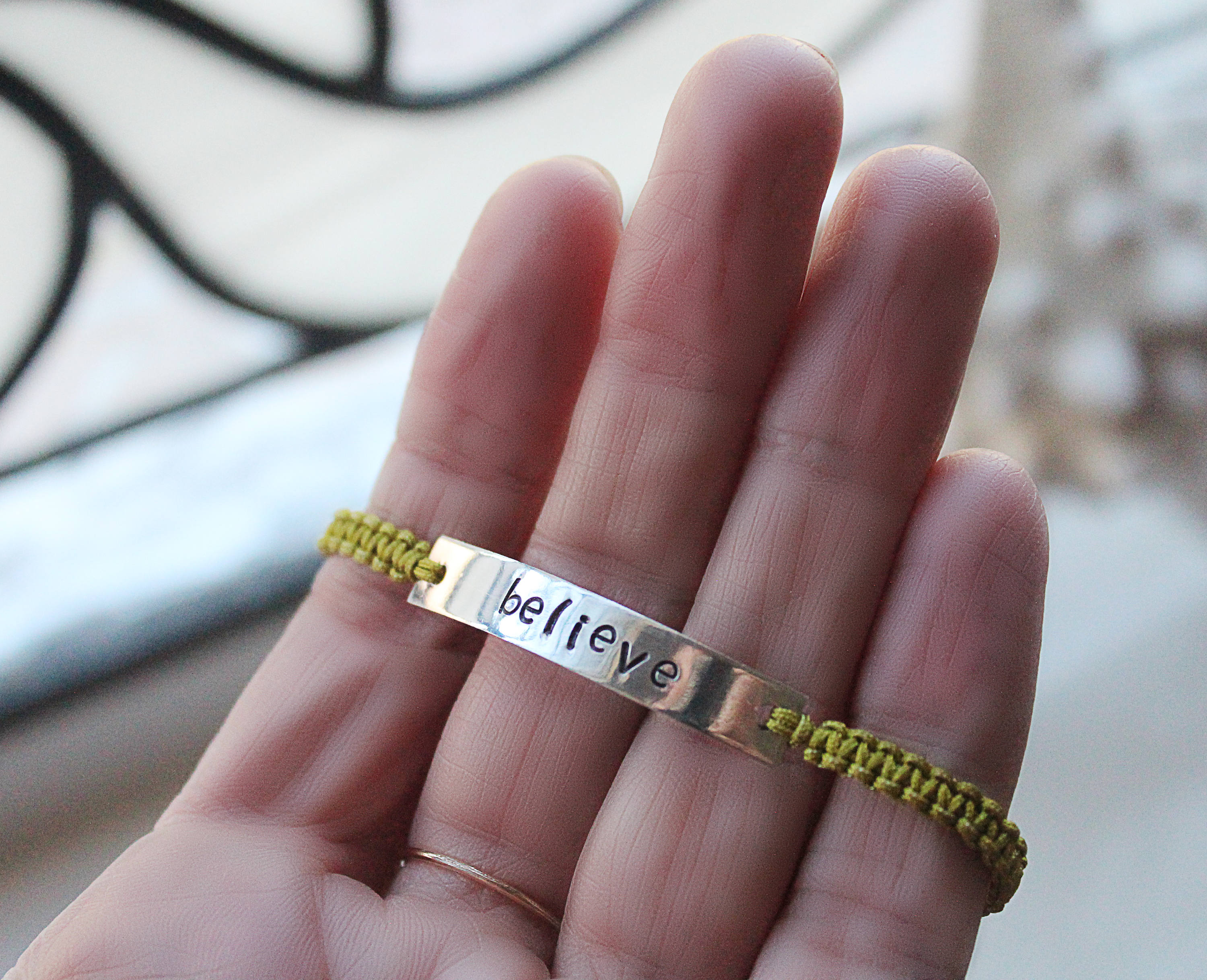 Personalized Macrame Bracelet, Word Bracelet, Quote Bracelet, Macrame ...