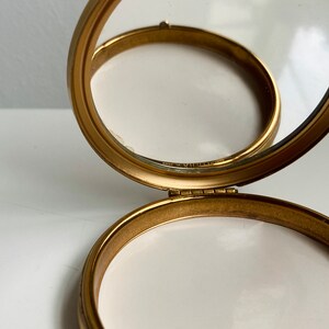 Vintage Powder Compact Mirror Made by Kigu With Etched - Etsy