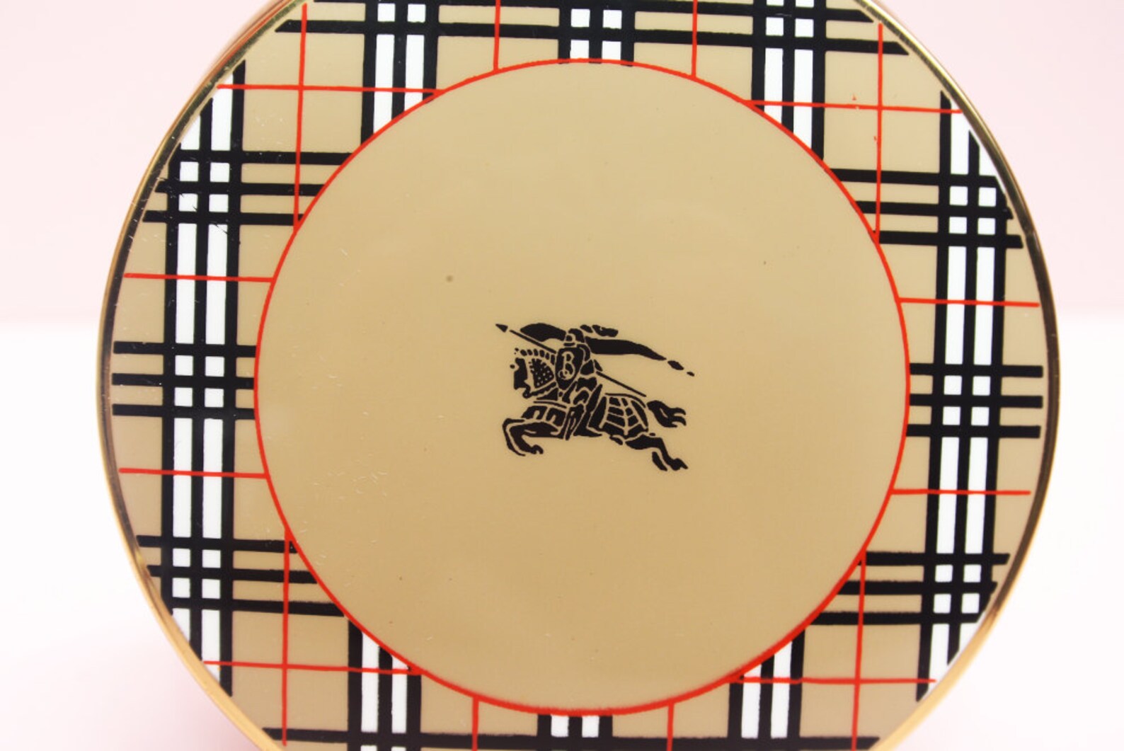 Vintage Burberry Powder Compact Makeup Mirror with Classic | Etsy