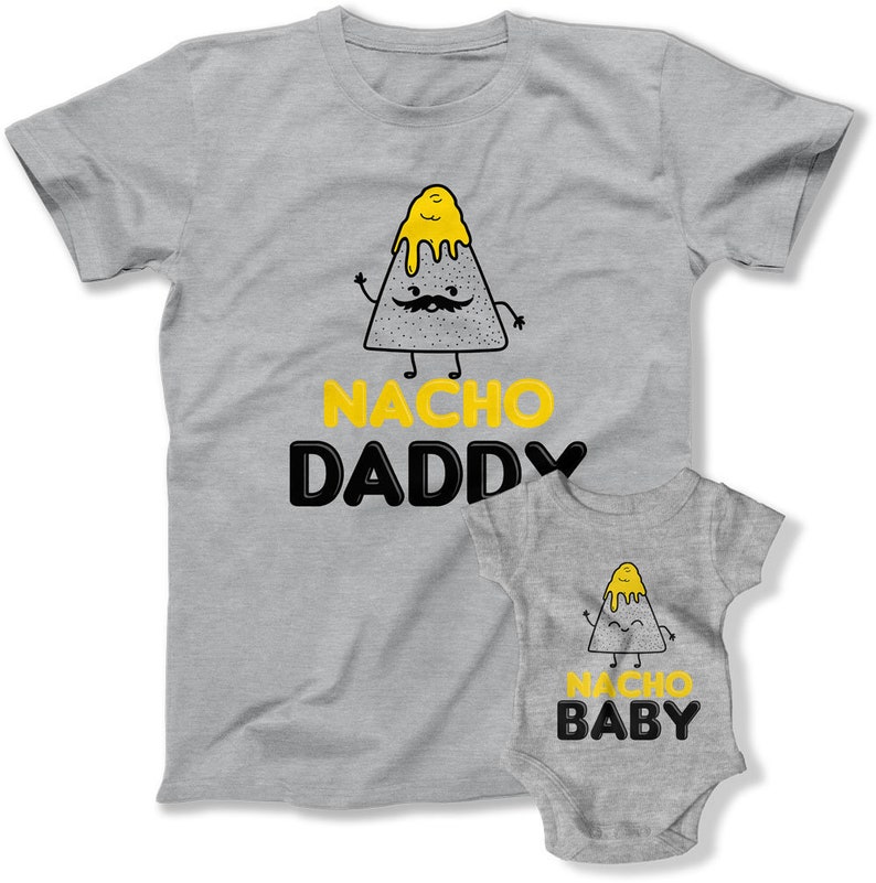 Matching Nacho Baby Pajamas T-shirts Daddy And Me Outfits | Etsy