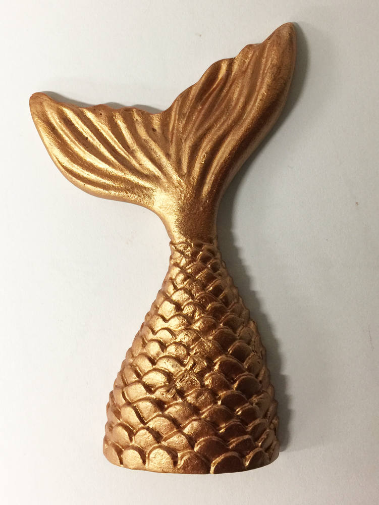 1 Gorgeous Large Metallic Gold Sugar Mermaid Tail | Etsy