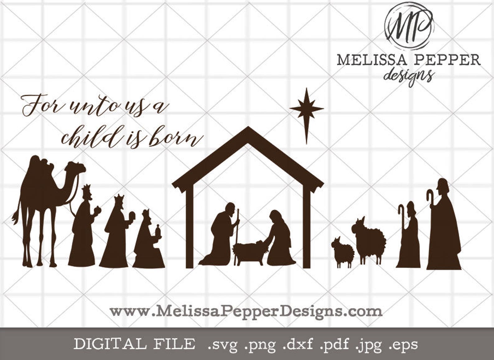 Mini Religious Christmas SVG Bundle Merry Christ Mas Jesus - Etsy