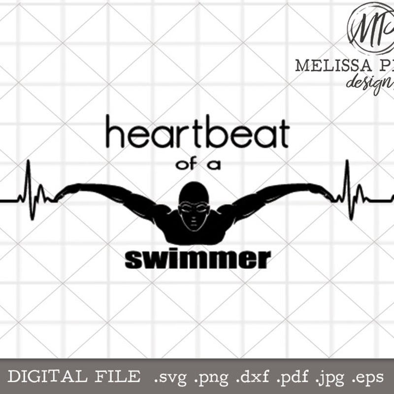 Swimmer Decal - Etsy