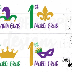 Mardi Gras Bundle Svg,mardi Gras Monograms,louisiana Svg,fleur De Lis ...