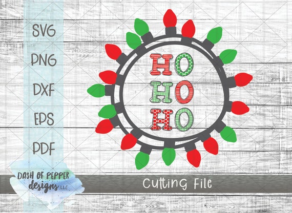 Ho Ho Ho SVG Christmas SVG for Cricut and Silhouette | Etsy