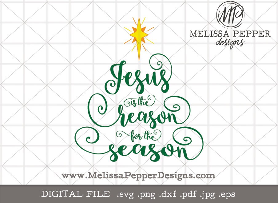 Jesus is the Reason for the Season Svg,merry Christ Mas Shirt Design ...