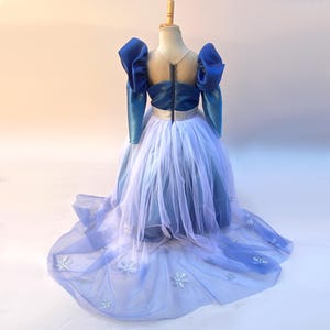 Ice Princess Gown, Frosted Fairytale Costume, Snowflake Dress, Snow ...