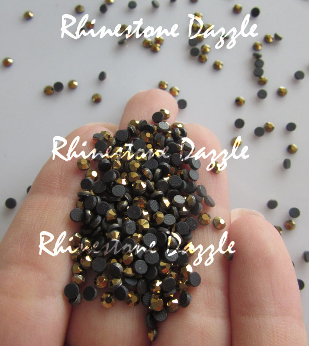 SS10 Gold Hotfix Rhinestones Quantity 5000pcs Iron-on - Etsy Canada