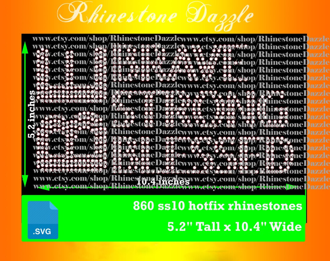 Rhinestone SVG Cut File, Cricut SVG Cut File, Silhouette SVG Cut File ...
