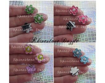 Flower Slide Charms - Etsy